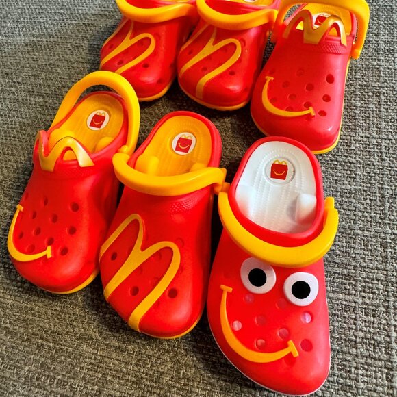McDonald's | Other | Set Of 6 Croc Mcdonalds Happy Meal Toys | Poshmark
